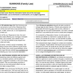 FL-110 | LegalDocsA2Z | Divorce Attorney Orange County